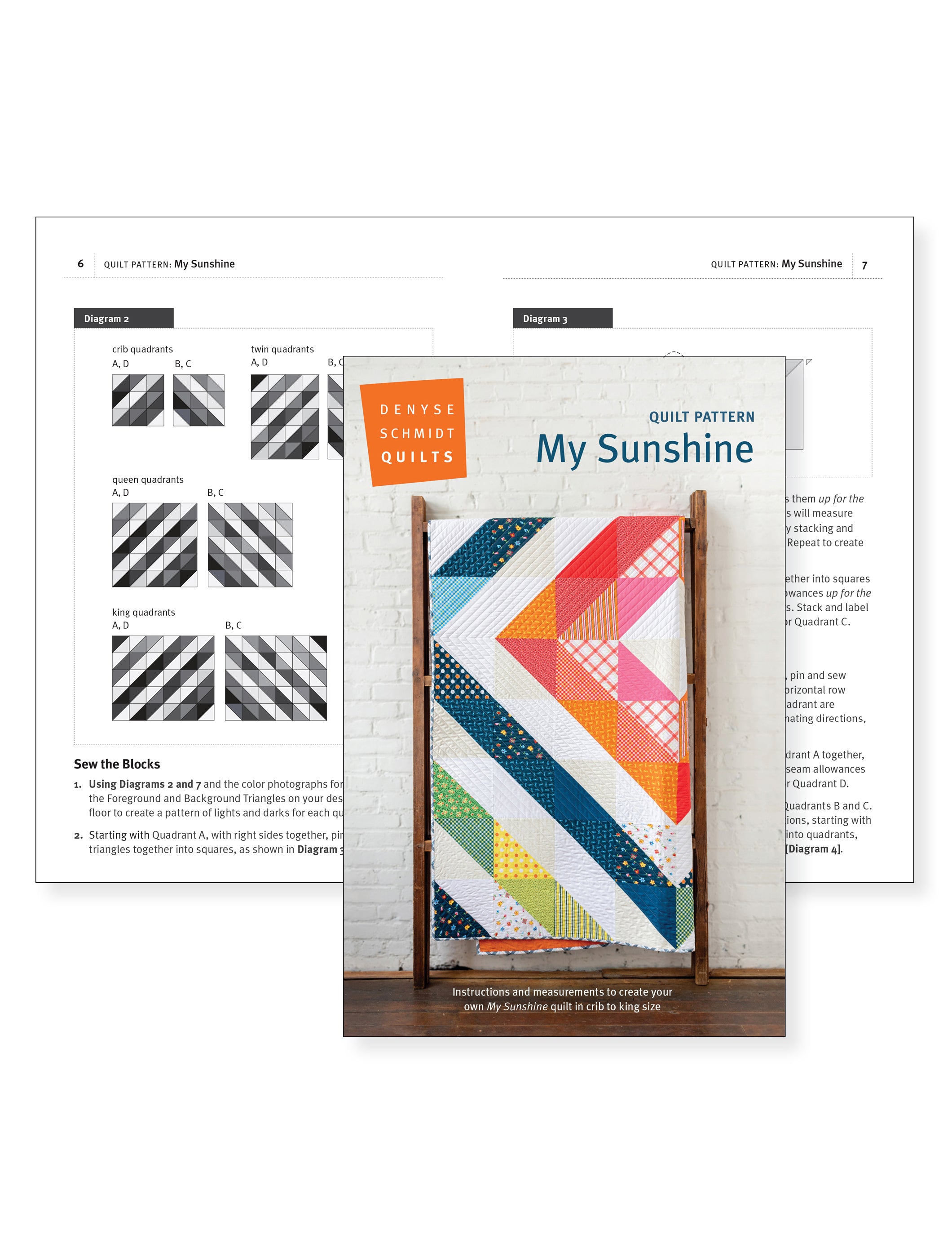 My Sunshine quilt pattern – Denyse Schmidt Quilts