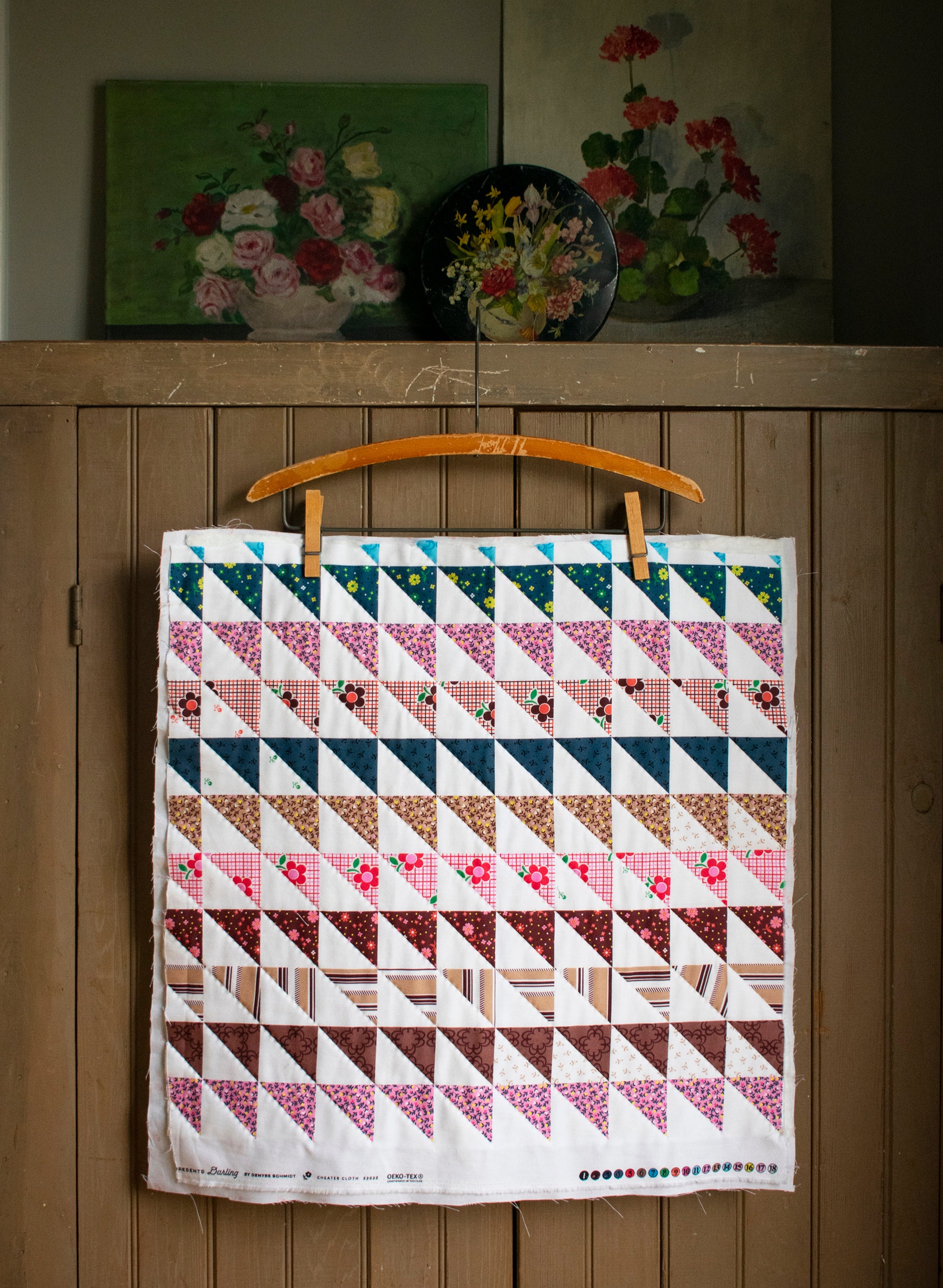 Darling Triangle Stripe cheater 3yd – Denyse Schmidt Quilts