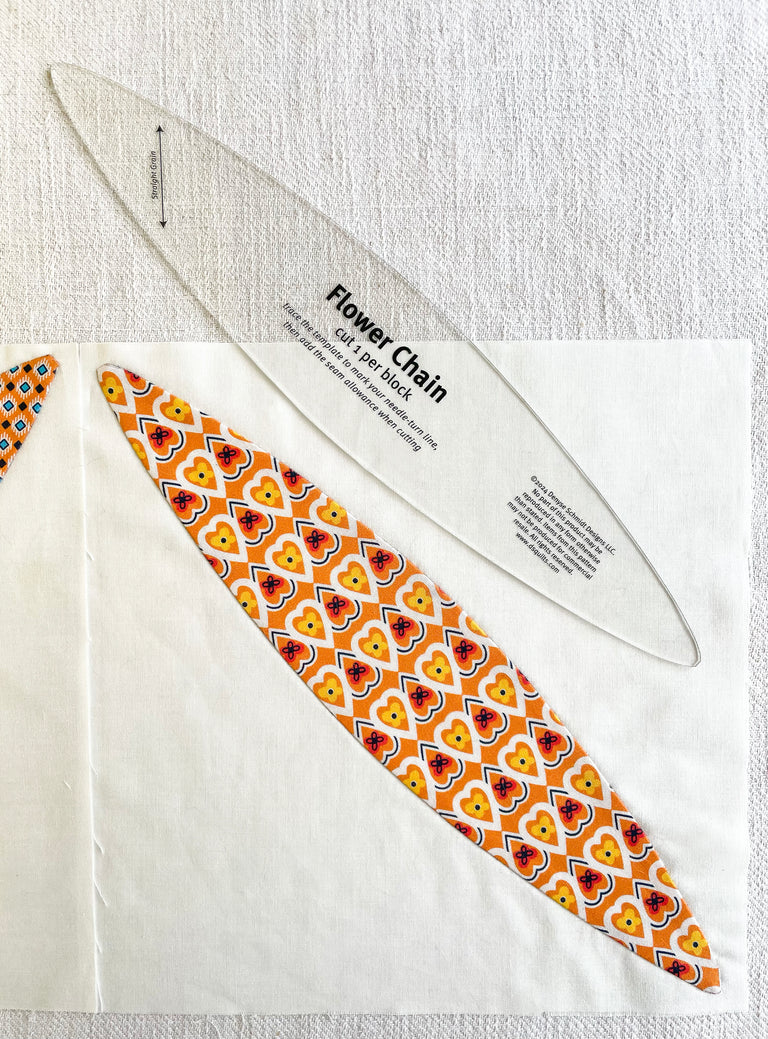 Flower Chain acrylic template – Denyse Schmidt Quilts
