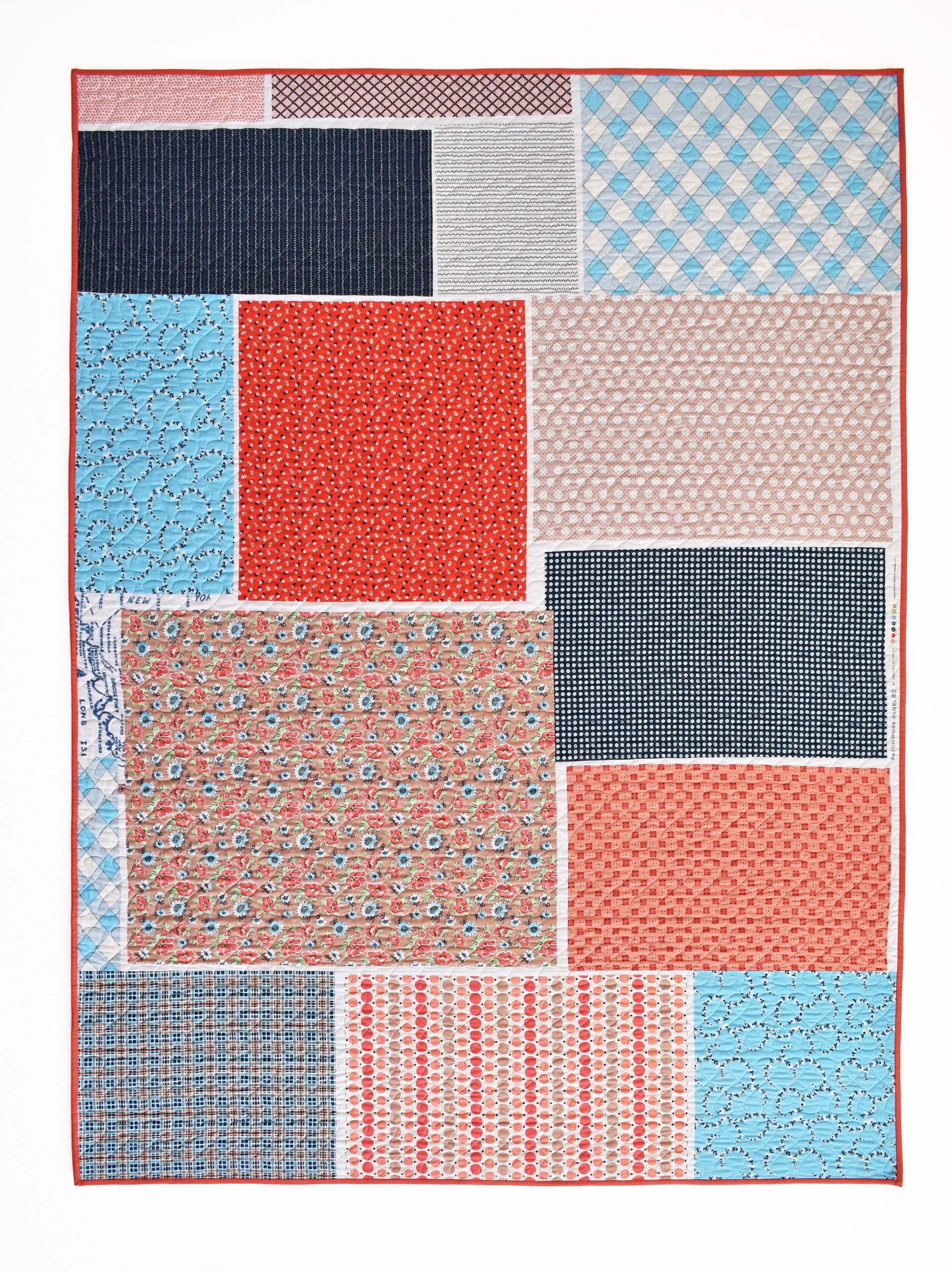 Wholecloth Quilt free tutorial – Denyse Schmidt Quilts