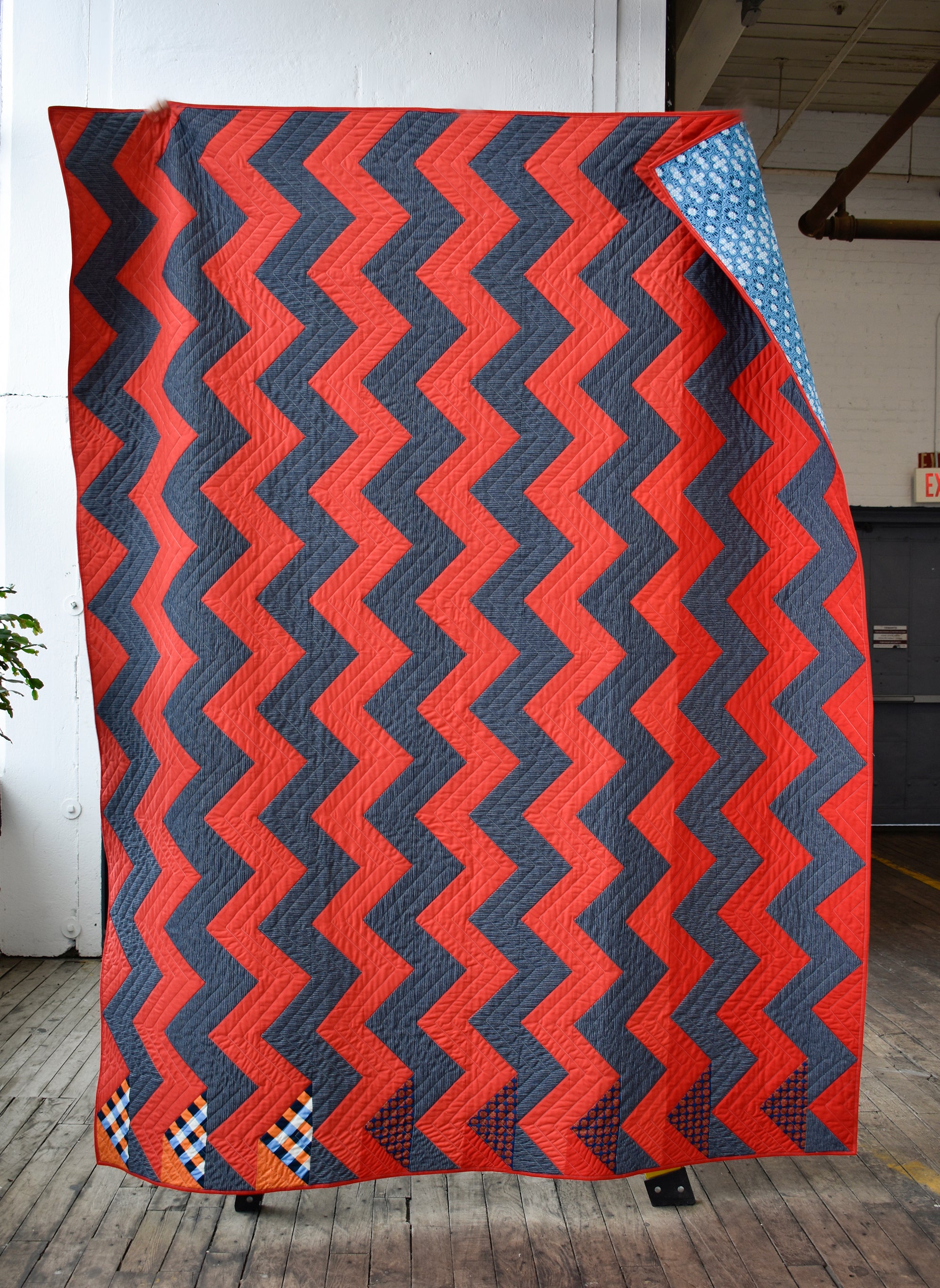 Streak of Lightning quilt sample – Denyse Schmidt Quilts