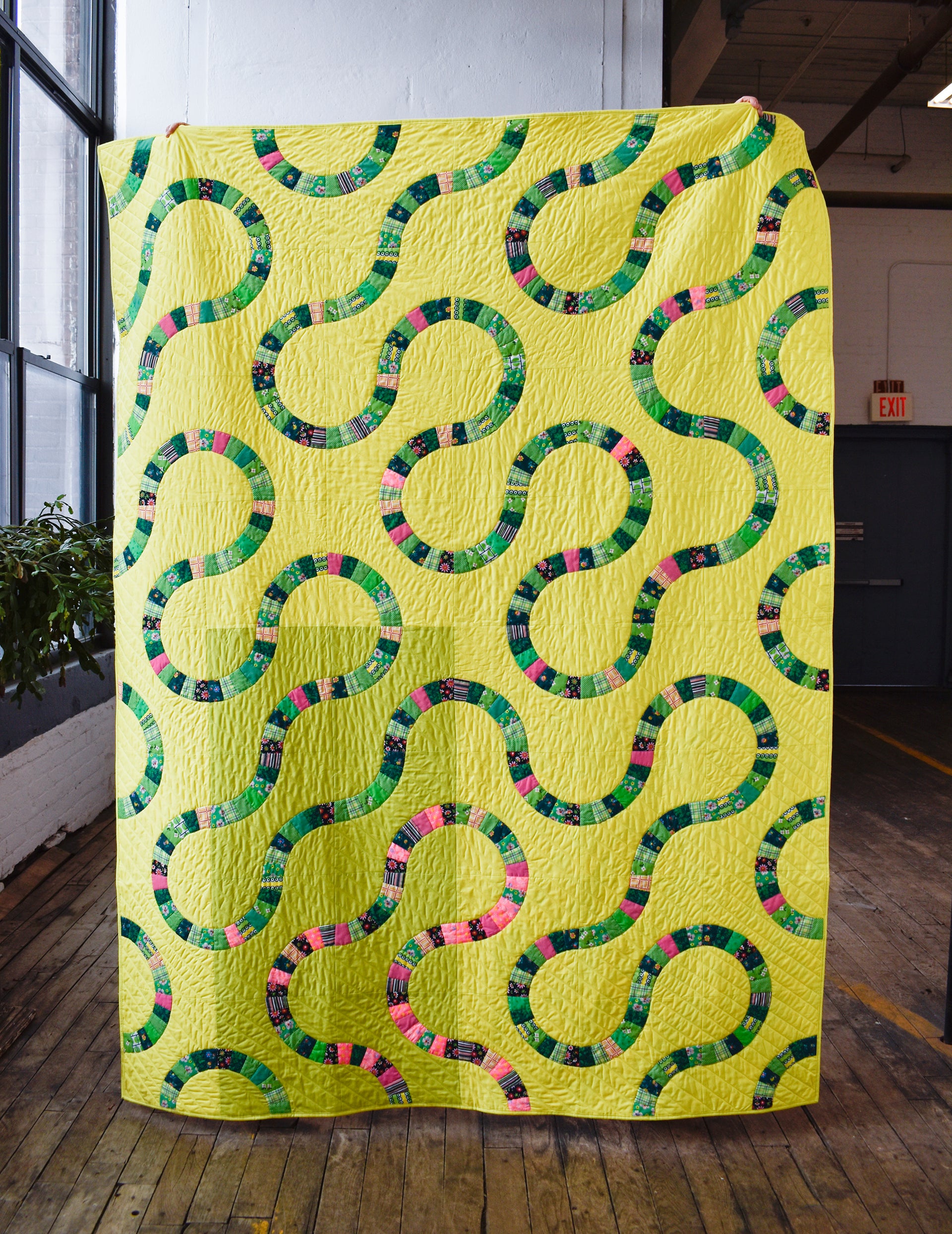 Snake Trail quilt sample – Denyse Schmidt Quilts