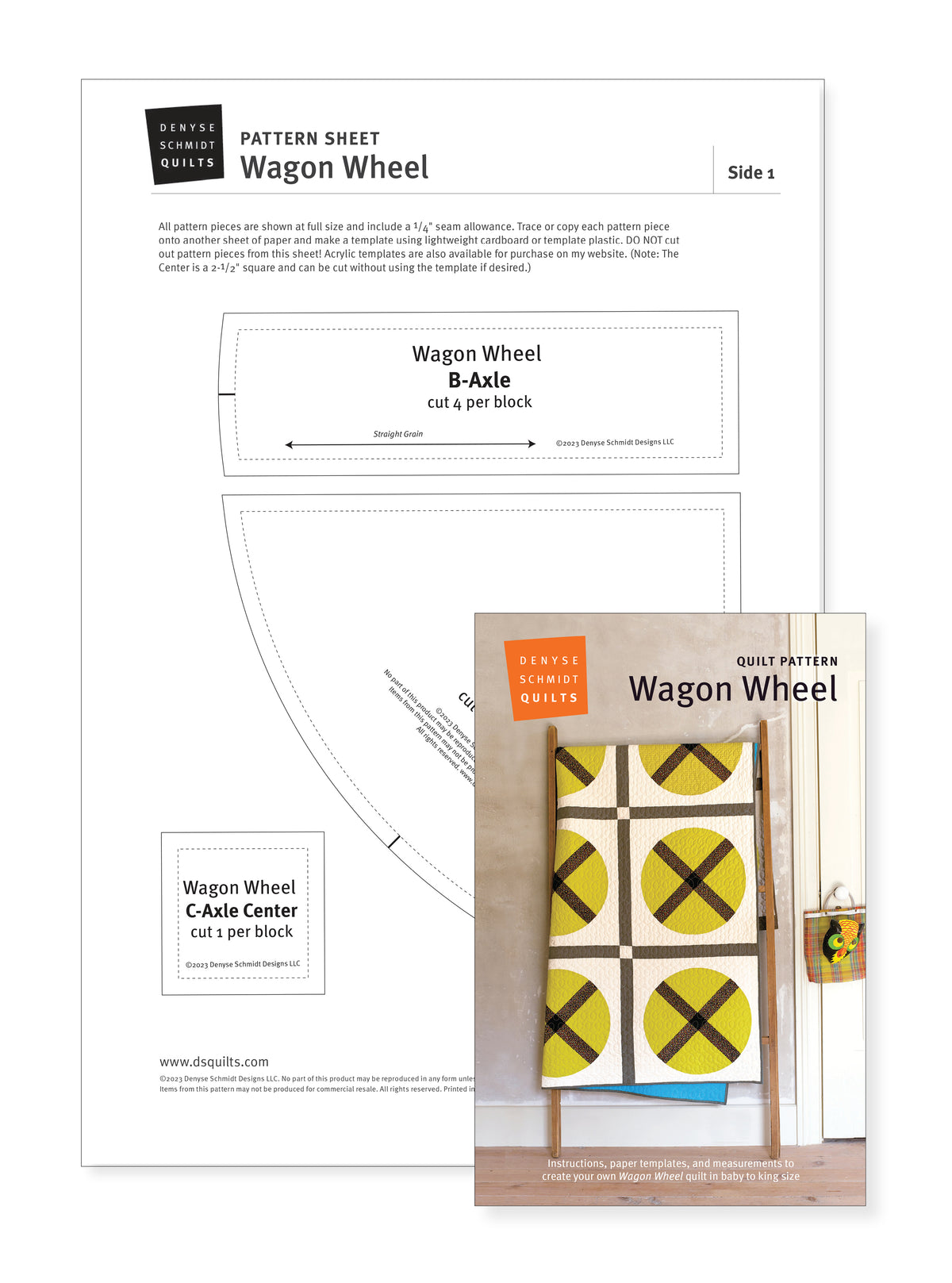 Wagon Wheel quilt pattern – Denyse Schmidt Quilts